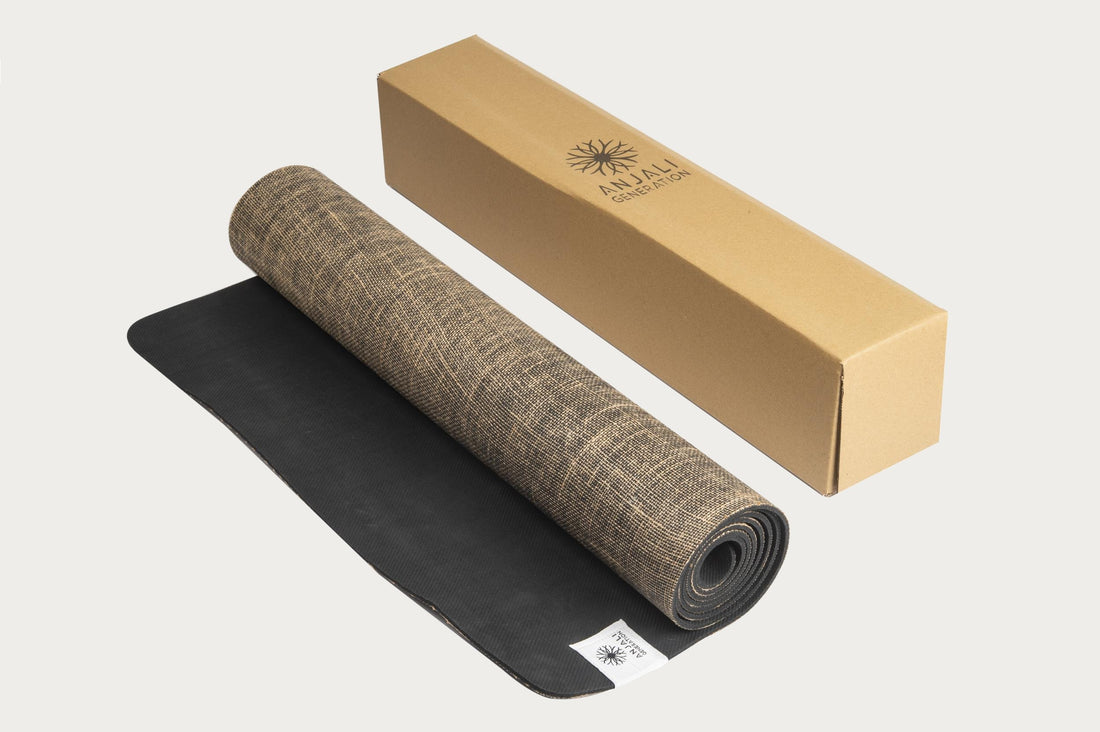 Anjali Jute & Natural Rubber Yoga Mat – Anjali Generation